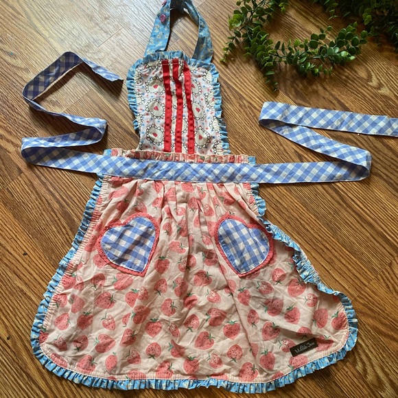Matilda Jane | Accessories | Matilda Jane Blue And Pink Kids Apron ...